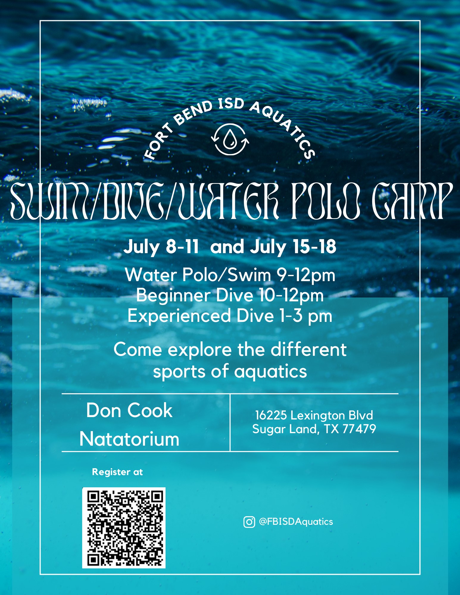 Aquatics / FBISD Aquatic Camps and Lifeguarding