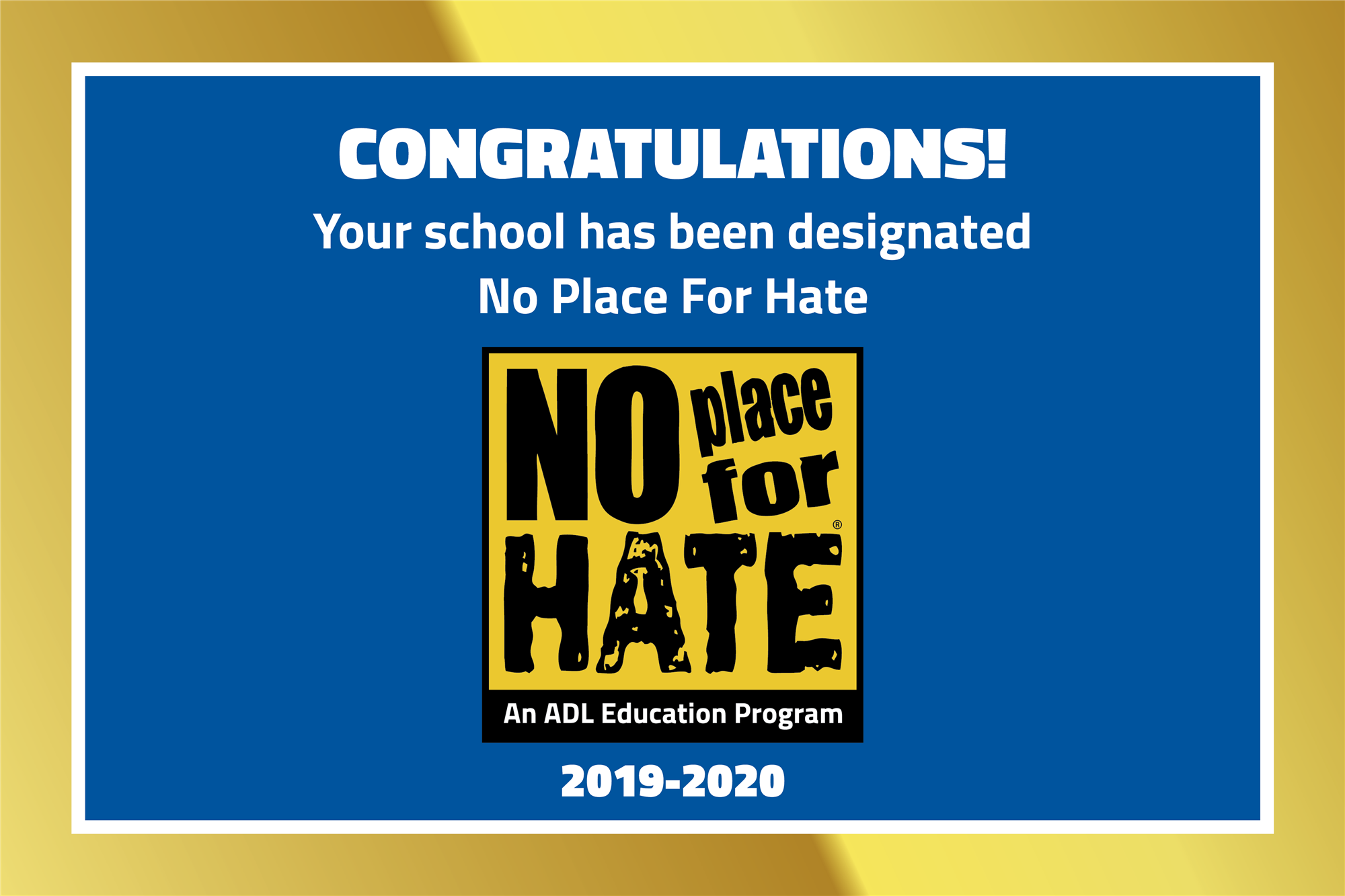 No Place for Hate ® / No Place for Hate
