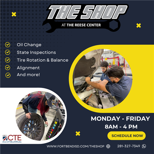 Career & Technical Education / The Shop at the Reese Center
