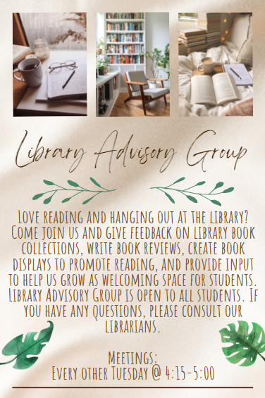 FCMS Library / Library Advisory Group