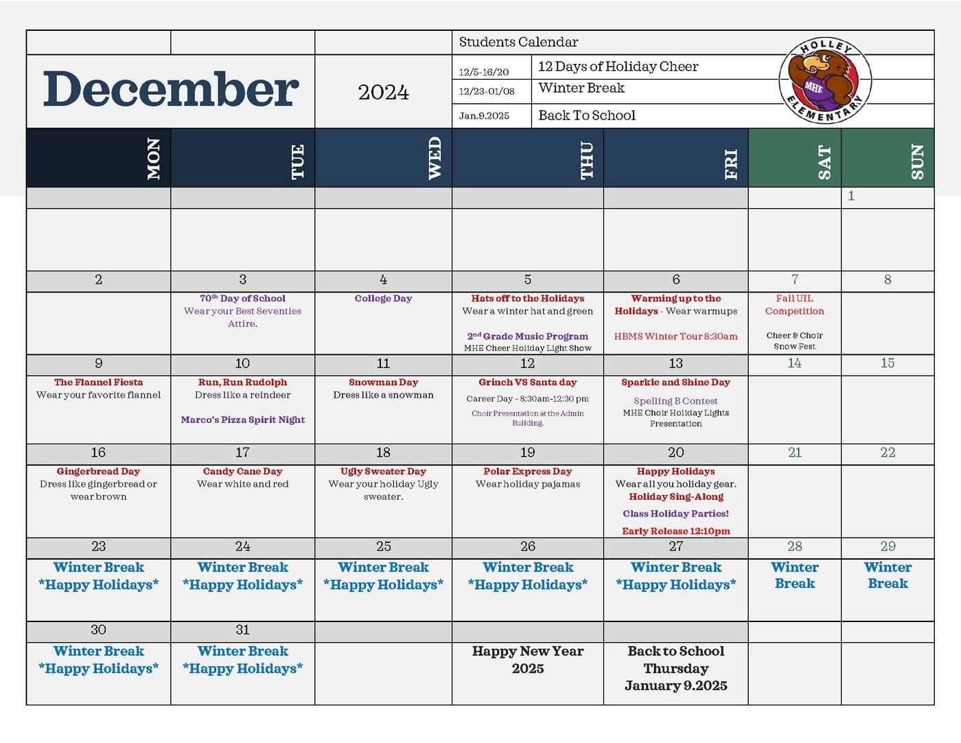 Mary Austin Holley Elementary / Homepage