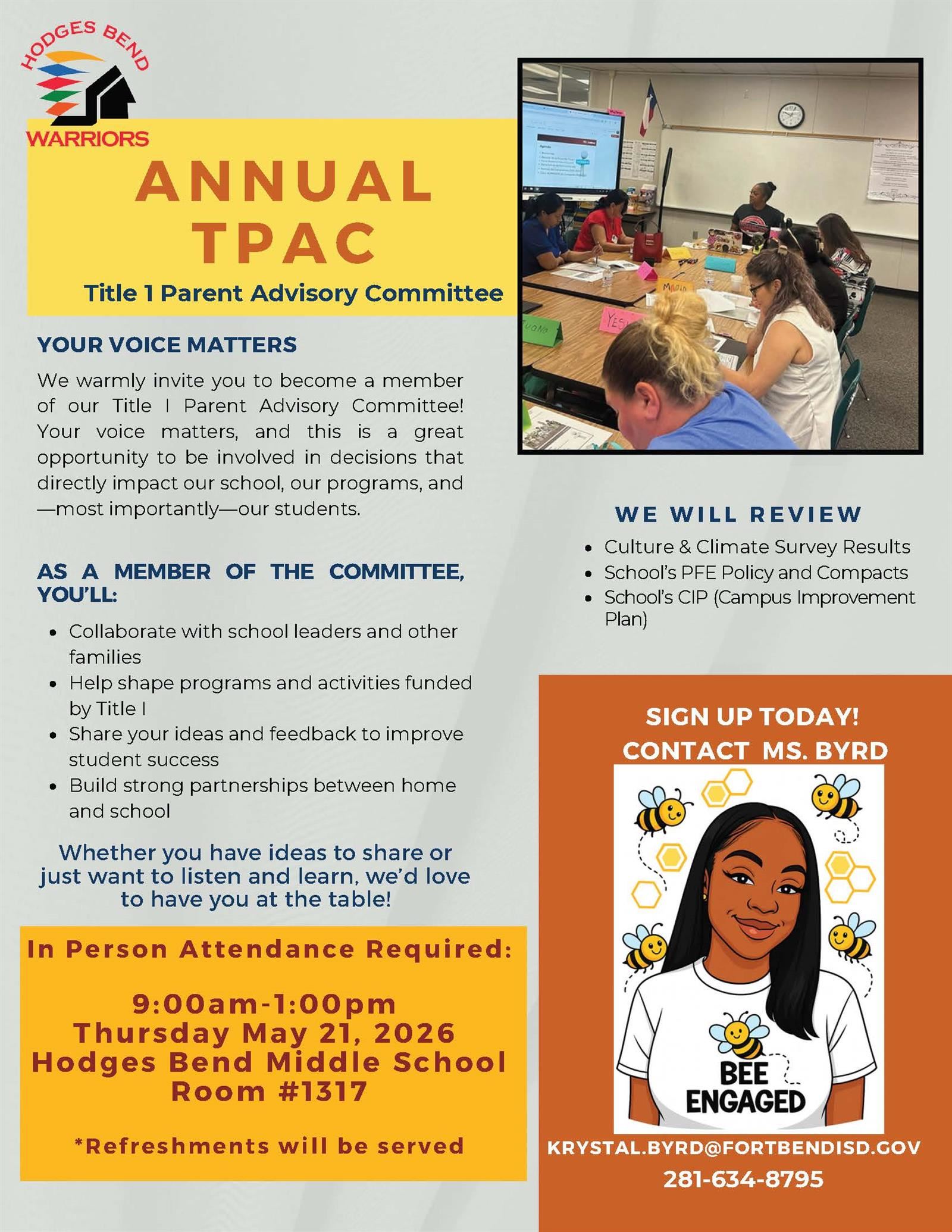 Hodges Bend Middle School / Homepage