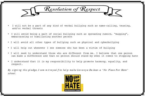 Counseling / No Place for Hate