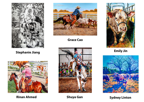 FBISD student artists recognized at rodeo art awards ceremony