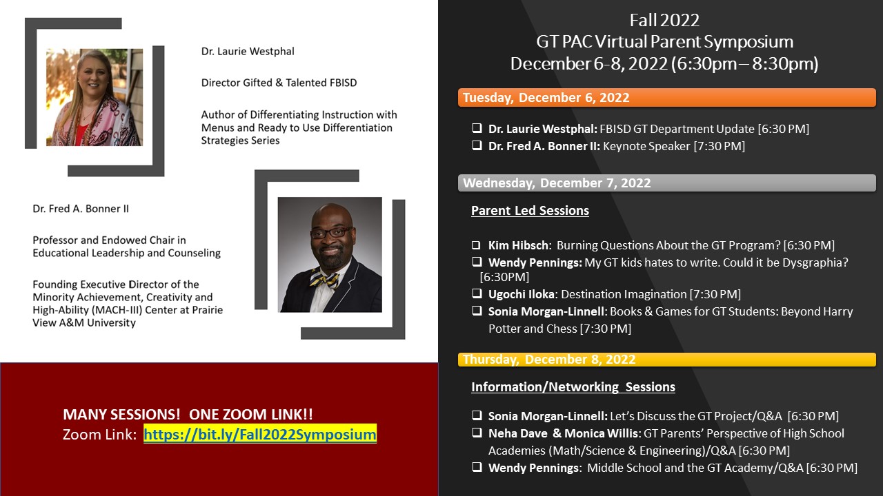 Gifted and Talented / 2023 GT Parent Symposium