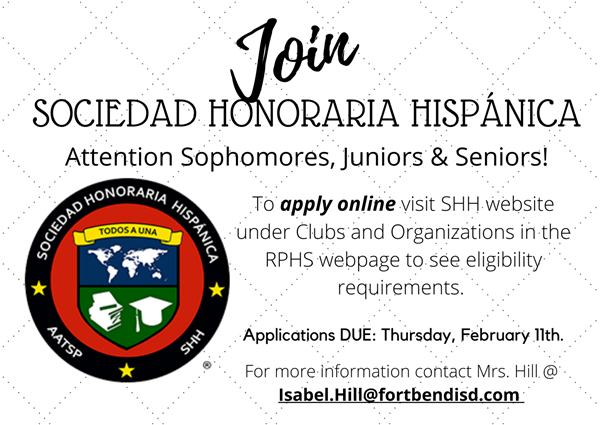 Spanish National Honor Society / SOCIEDAD HONORARIA HISPÁNICA